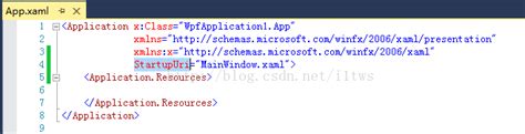 Wpf 更改startupuri方式 Csdn博客