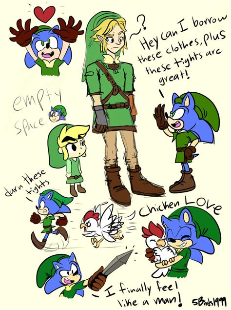 Sonic Link By 5birds1999 On Deviantart