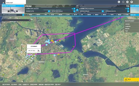 An Unwanted Extra Round Around The Airport When Planning An Ils Flight To Schiphol Airport Eham
