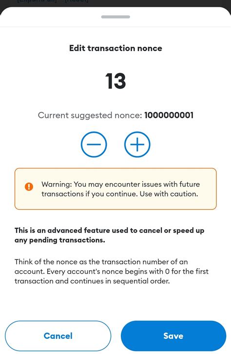 Custom Nonce Is Not Inputable · Issue 4813 · Metamaskmetamask Mobile