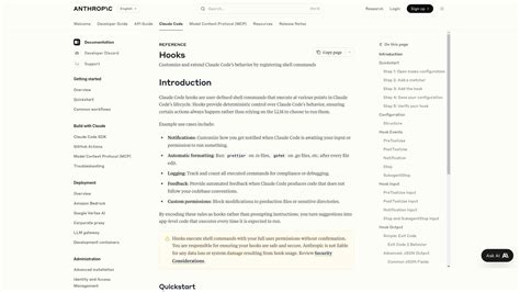 Claude Code Introduces Hooks Feature For Advanced Command Control And Workflow Automation