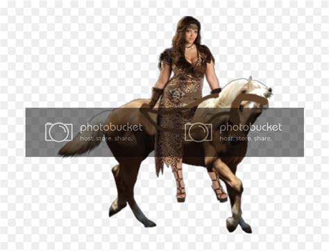 An Fierce Barbarian Babe Riding Her Beautiful Palomino Stallion Hd Png Download X