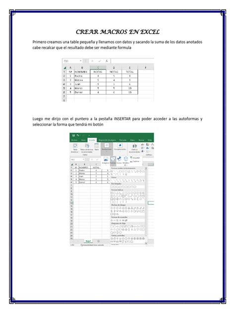 Crear Macros En Excel Pdf