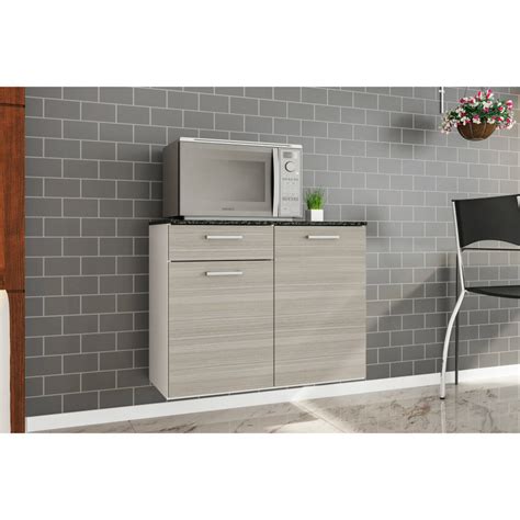 Balc O Para Cozinha Ana Com Tampo Portas Gaveta Cm Poliman Em Promo O Na Americanas