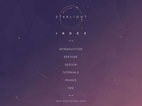 감성을 자극하는 아름다운 밤하늘의 느낌을 가지고 디자인 한 Pt템플릿을 배포합니다 영상 One Bright Dot 과
