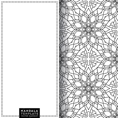 Premium Vector Ornamental Mandala Pattern Template
