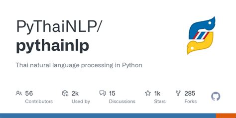 Github Pythainlppythainlp Thai Natural Language Processing In