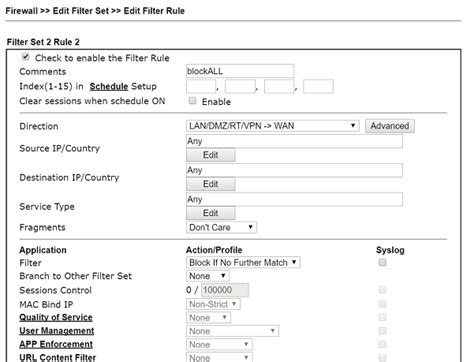 Create Firewall Rules To Restrict Lan To Wan Access To Specific