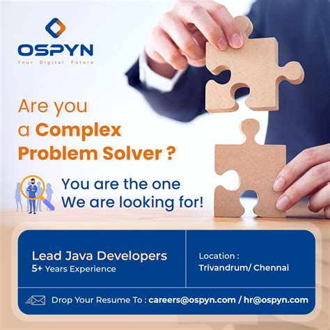 Leadjavadeveloper Hiringimmediately Javadeveloper Technoparkjobs Akash S V
