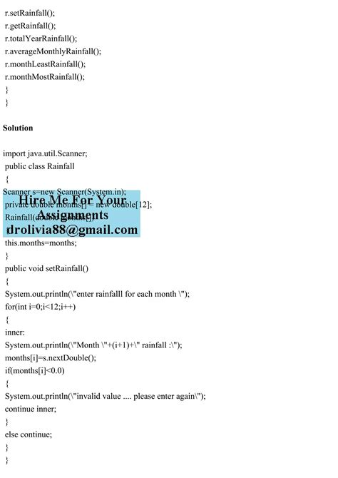 import java util scanner public class rainfall {scanner s new pdf