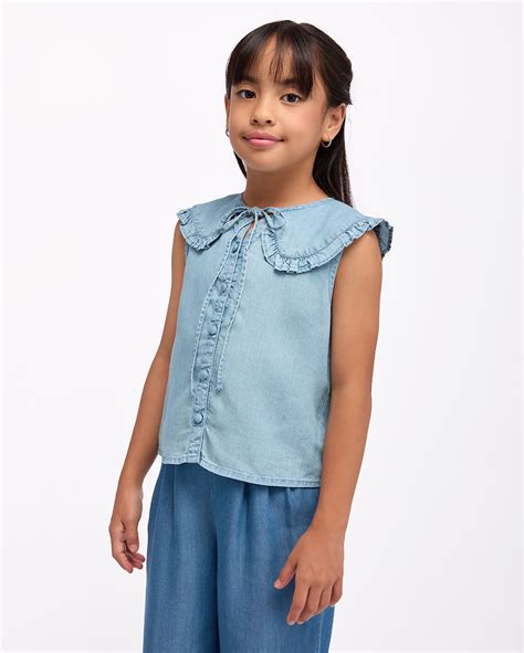 Blusa Niña Lara Medium Wash Topitoppe Topitop