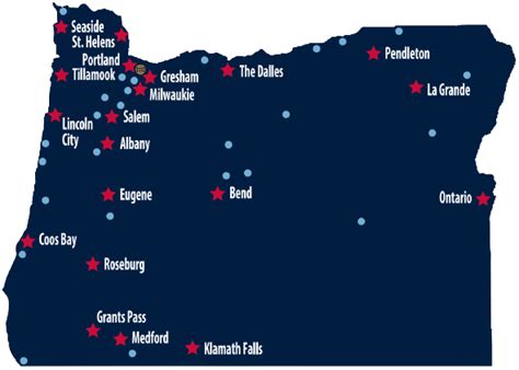 Map Of Oregon Prisons