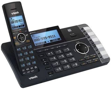 Vtech Ds6251 Dect 6 0 Expandable 2 Line Cordless Phone With Smart Call Blocker Answering System