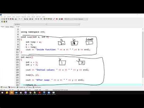 Parameter Passing And Functions With Example C YouTube