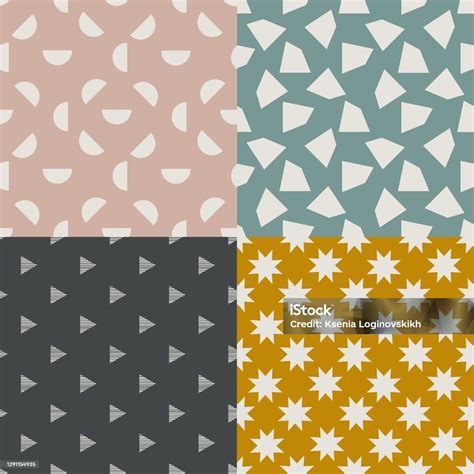 추상 벡터 도면입니다 미드 센추리 모던 보헤미안 스타일 멤피스 이집트에 대한 스톡 벡터 아트 및 기타 이미지 멤피스 이집트 기하 도형 배경 주제 Istock