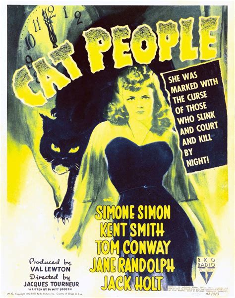 Cat People 1942 Poster