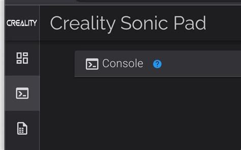 Console Tab Rsonicpadcreality