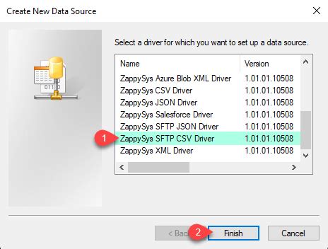 Open A CSV File From A SFTP Server Using The ZS ODBC Driver FTP SFTP Driver ZappySys Community