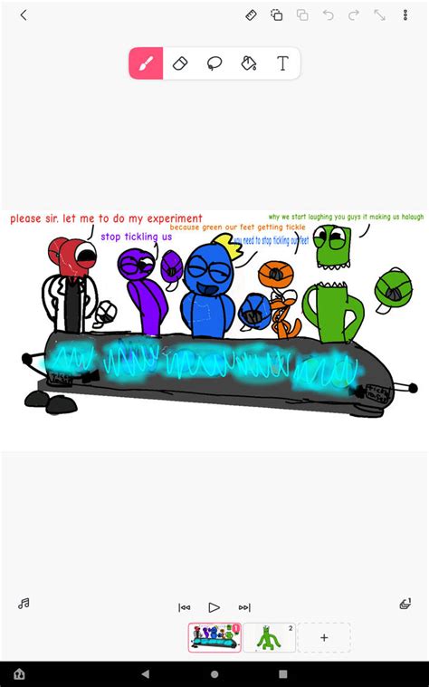 Rainbow Friends Gametoons Ticklish Friends By Rainbowfriends37437 On