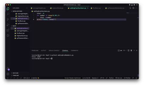 GitHub Luislealdev AddingEvenNumber Python