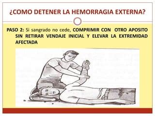 Primeros Auxilios En Heridas Y Hemorragias Pdf