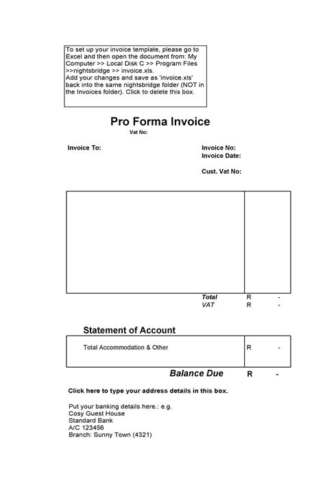 Free Email Invoice Template Pdf PDF Template