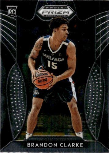 2019 20 Panini Prizm Draft Picks Brandon Clarke Rookie Basketball Card