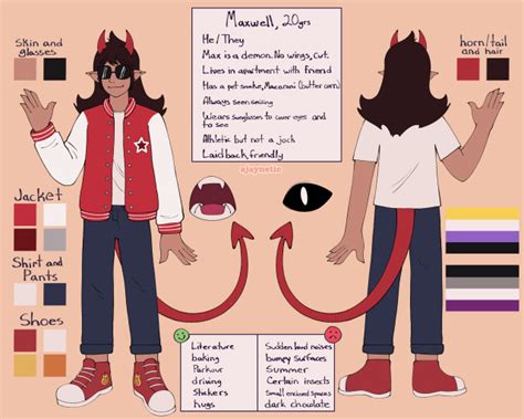 Ricks Loser On Tumblr Max Reference Sheet 🔥