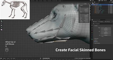 Blender Advanced Rigging Case Study D Character Eurasian Wolf Blender Market