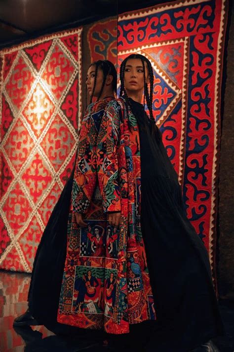 Кыргызкa Kyrgyzstan National Clothes Popular Costumes Exotic Fashion