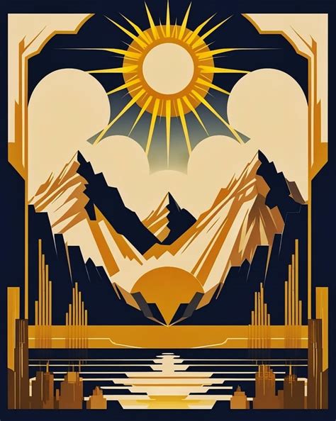 Voyage Moderne Art Deco Travel Poster Posters And Prints By Ana Nadiya