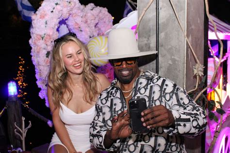 Jamie Foxx And Ex Alyce Huckstepp Reunite For Halloween In Miami
