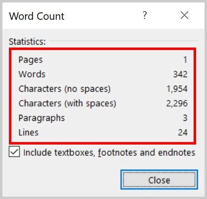 How To View The Word Count In Microsoft Word