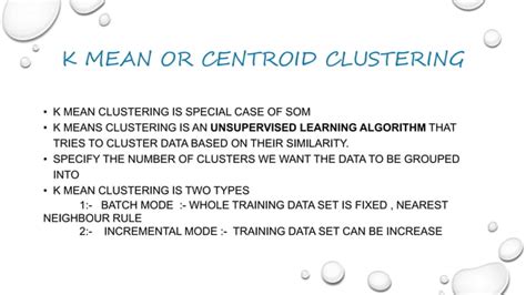 Annartificial Neural Networks Clustering Algorithms Pptx