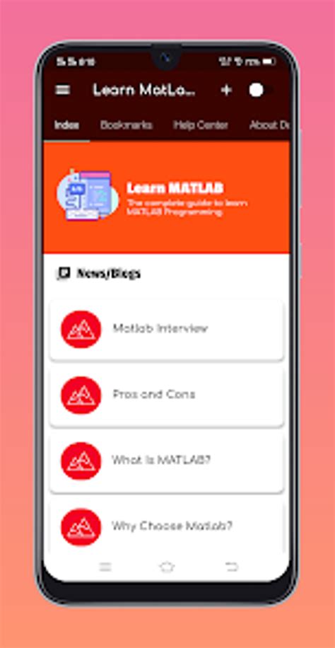 Android Için Learn Matlab Offline Guide İndir