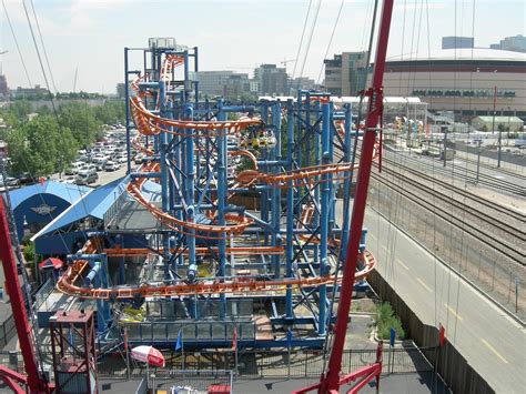Sidewinder Roller Coaster Elitch Gardens Fasci Garden