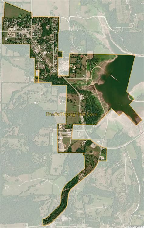 Map Of Lead Hill Town Thong Thai Real