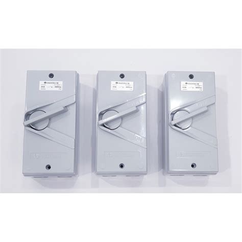 Isotech Kte Series Weatherproof Enclosed Isolator 3p 20a35a63a Shopee Malaysia