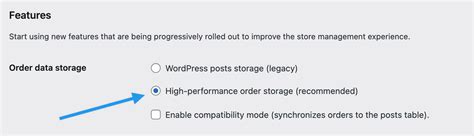 High Performance Order Storage Documentation Woocommerce
