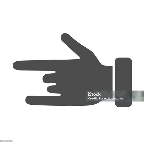 손 로큰롤 제스처 솔리드 아이콘 제스처 개념 흰색 배경에 헤비 메탈 기호 모바일 개념 및 웹 디자인에 대한 글리프 스타일의 뿔