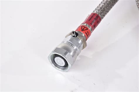 Preview: LEYBOLD 840 203 V0070, FL.7.0HP(rot), Flexible Druckleitung ...