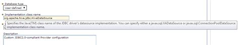 Define Hive Jdbc Jndi Data Source On Websphere Stack Overflow