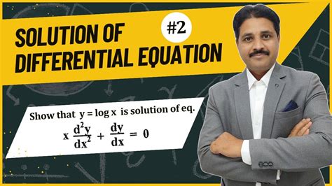 Solution Of Differential Equation Solved Problem 2 Tiklesacademy Youtube