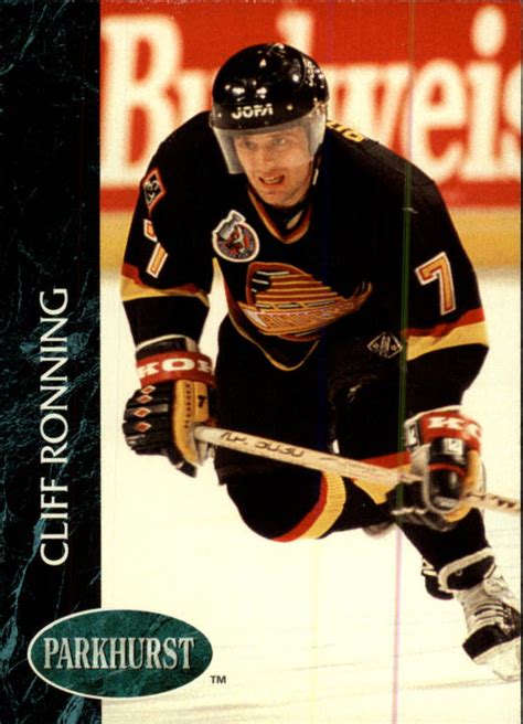 1992 93 Parkhurst 193 Cliff Ronning Nm Mt