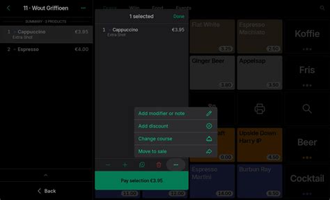 Sales Menu And Order Actions Help Center