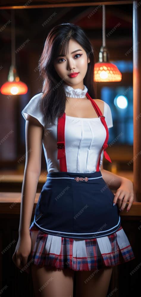 Premium Ai Image Japanese Maid Girl