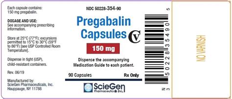 Pregabalin Package Insert Drugs Com