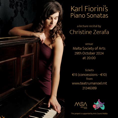 Pianist Christine Zerafa Performs Karl Fiorinis Piano Sonatas Teatru