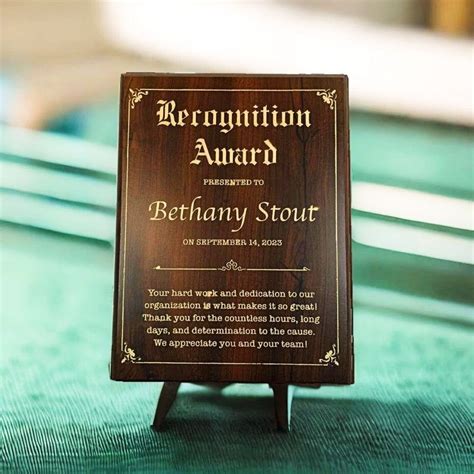 Retirement Appreciation Plaque Etsy
