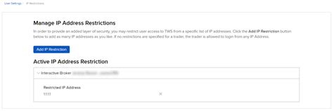Ip Restrictions